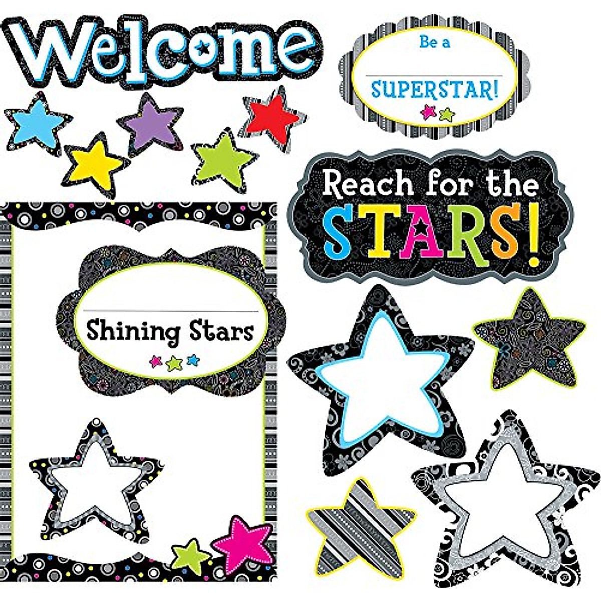 Creative Teaching Press Shining Stars Bulletin Board Set (7060)