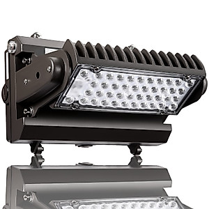 Rotatable LED Wall Pack Light with Dusk to Dawn Photocell, 80W 10400LM 400-600W HPS/HID Equiv., 5000K Daylight ETL Commercial Outdoor Security Lighting for Warehouse, Entrance, Parking, Garage