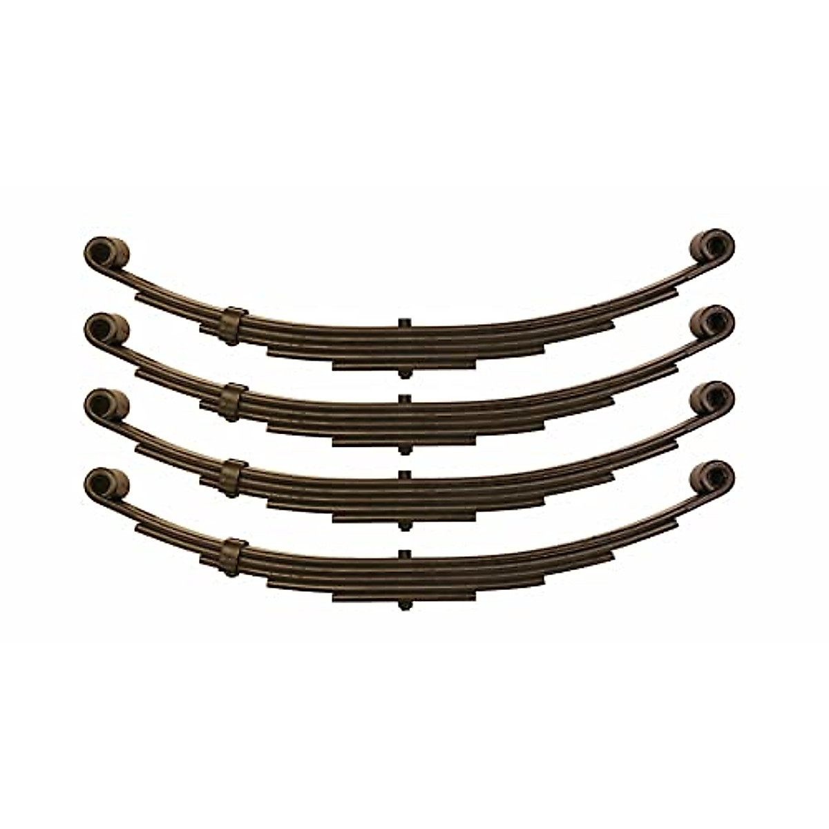 LIBRA Trailer Leaf Spring 5 Leaf Double Eye 3000# Cap for 6000# 6K Axle -Set 4