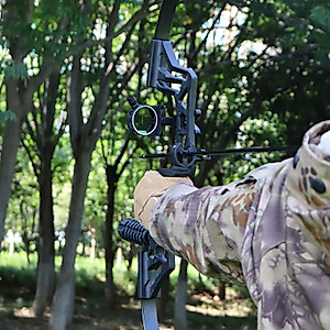 EinMAIQi Archery Set 51'' Bow and Arrow Adult 30LB 40LB Takedown Recurve Bow Set,Aluminum Riser Long Bow Kit for Right Handed Outdoor Training Bow Black Straight Bow (40lb)