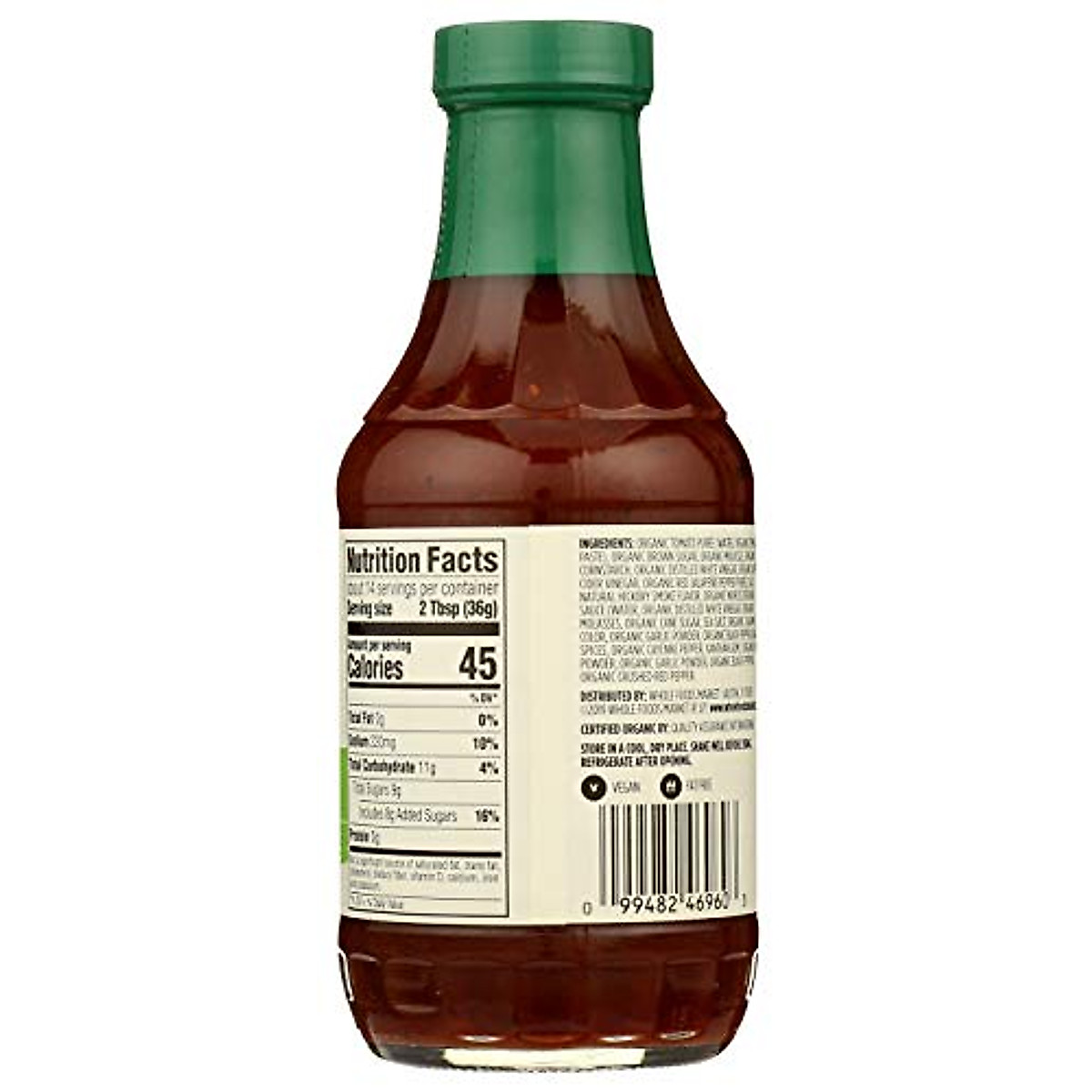 365 by Whole Foods Market, BBQ Sauce Kansas City Organic, 18 Ounce