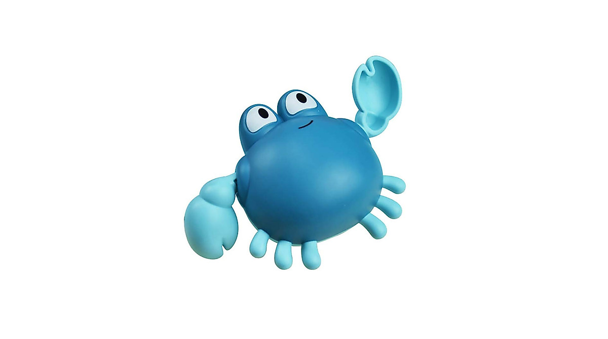 NEXTAKE Wind-up Crab Bath Toy - Fun Swimming Crab for Toddler Baths