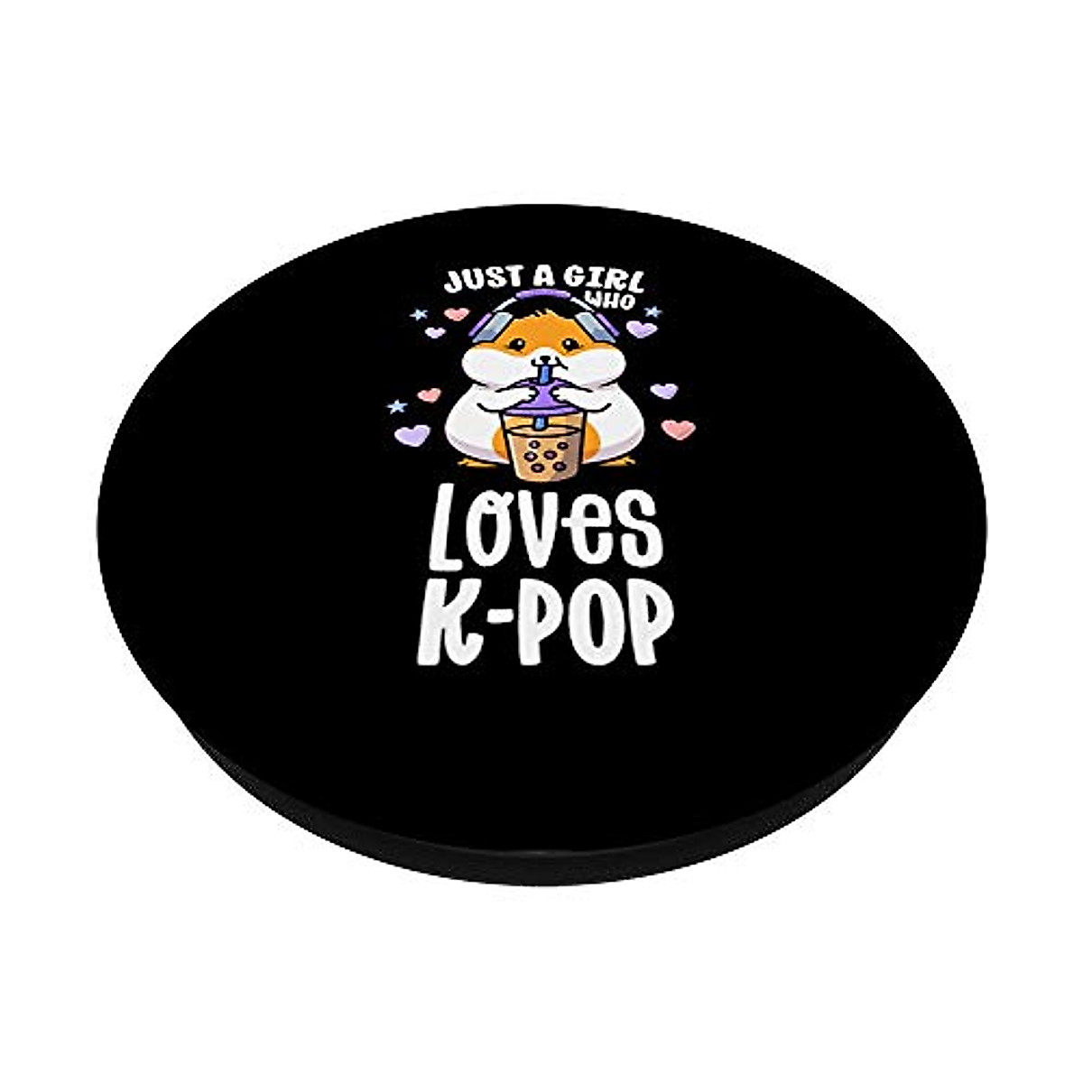 K Pop Gifts For Teens Girl Kawaii KPop Hamster Bubble Tea PopSockets PopGrip: Swappable Grip for Phones & Tablets