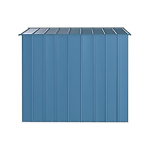 Arrow Sheds 10' x 7' Outdoor Steel Storage Shed, Blue