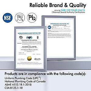 KES Black Bathroom Faucet, Waterfall Faucet for Bathroom Sink One Handle, Single Hole Bathroom Faucet, SUS304 Stainless Steel, Matte Black, L3205LF-BK