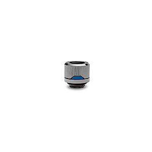 EKWB EK-Quantum Torque HDC-12 Compression Fitting for EKWB Rigid Tubing, 12mm OD, Black Nickel, 4-pack