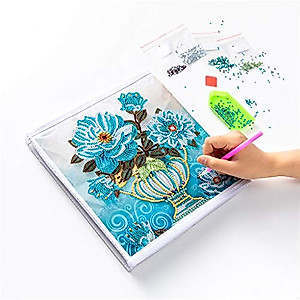 Diamond Painting Storage Boxes URYKEE Storage Case Foldable Storage Bag Organizer Box DIY Cross Stitch Embroidery Diamond Art Folding Number Kit Home