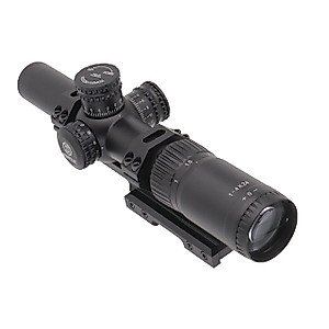 SHOTAC Rifle Scope 1-4X24, Hunting Riflescope with 30mm Tube,High Resolution Waterproof&Shock Proof Shotting Sight Scope