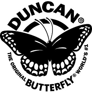 Duncan Toys Butterfly Yo-Yo, Beginner Yo-Yo with String, Steel Axle and Plastic Body, Blue