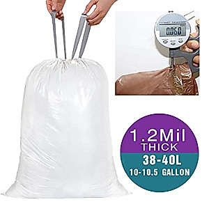Portable Trash Bag Holder Collapsible Trash can with 25 PCS Drawstring Trash Bags | Expandable Outdoor Waste Bins Camping Accessories for Indoor Outdoor RV Picnic Kitchen Home Use | Blue Cover
