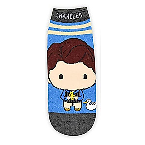 Hyp Friends TV Show Chibi Characters Juniors/Womens 6 Pack Ankle Socks
