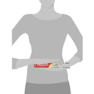 Colgate Tartar Protection Toothpaste With Whitening, Crisp Mint - 6.0 Oz, 0.44 Fl Oz