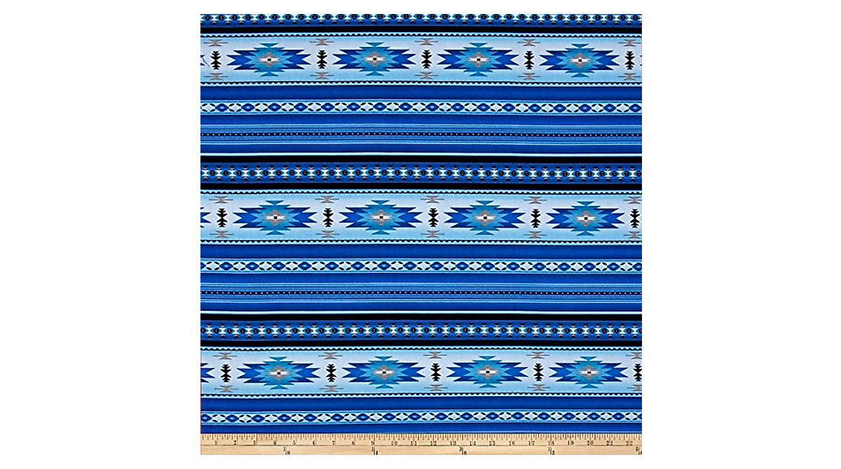 Tucson Stone Blue Fabric - Perfect for Quilting & Crafts