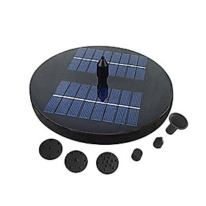 n/a Solar Fountain Floating Outdoor Garden Pond Water Fountain Pump Garden Decoration Pool Pond Waterfall Bird Bath