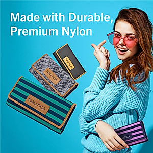 Nautica womens Carry-all The Perfect Carry All Money Manager Wallet Oraganizer with RFID Blocking Wallet, Black, One Size US