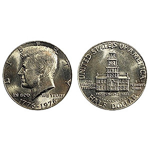 1976 P, D Kennedy Half Dollar 2 Coin Set Uncirculated