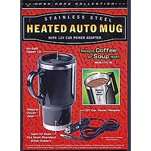 Open Road Stainless Steel Heated Auto Mug by Innovate Motorsports