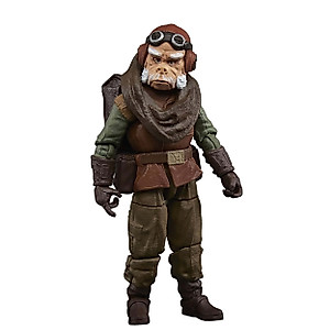 STAR WARS The Vintage Collection Kuiil Toy, 3.75-Inch-Scale The Mandalorian Action Figure, Classic Toys for Kids Ages 4 and Up,F4466