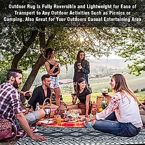 LILIOFFIC Reversible Mats - Plastic Straw Rug, 5' x 8' Outdoor Rug for Patio Clearance Decor, Modern Area Rugs, Floor Mat for Outdoors, RV, Backyard, Deck, Picnic, Beach, Trailer, Camping, Grey