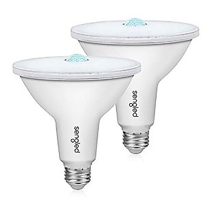 Sengled Motion Sensor Light Outdoor, Dusk to Dawn LED Outdoor Lighting, Home Security Flood Light PAR38 Motion Activated Daylight 5000K, 1500LM, Waterproof Light Bulbs for Driveways, 2 Pack 4th Gen
