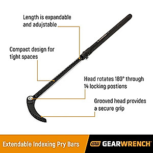 GEARWRENCH 29-48" Extendable Pry Bar - 82248