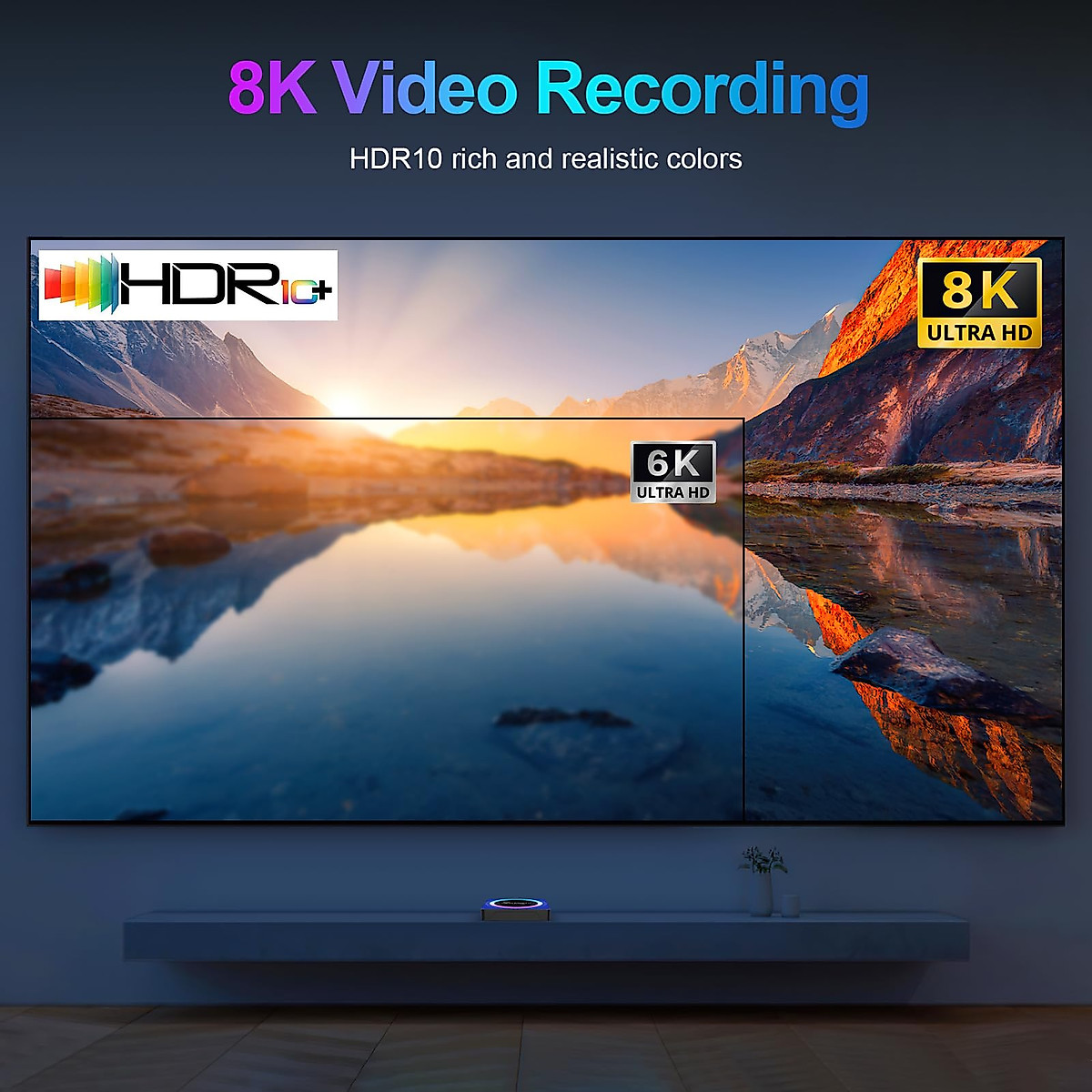 Android 13.0 TV Box, X88 PRO 13 Android Box with 4GB RAM 32GB ROM RK3528 Quad-Core Support WiFi6 2.4Ghz/5.0Ghz 8K HD BT 5.0 H.265 Decoding Smart TV Box