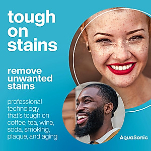 AquaSonic Professional Teeth Whitening Strips - Enamel Safe Teeth Whitening with Hydrogen Peroxide - Easy to Use, Non-Slip, Affordable & Effective (Unflavored)
