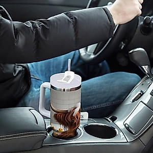 RPLIFE Highland Cow in Bathtub Stainless Steel Coffee Tumbler, Insulated Tumbler, Tumblers for Women