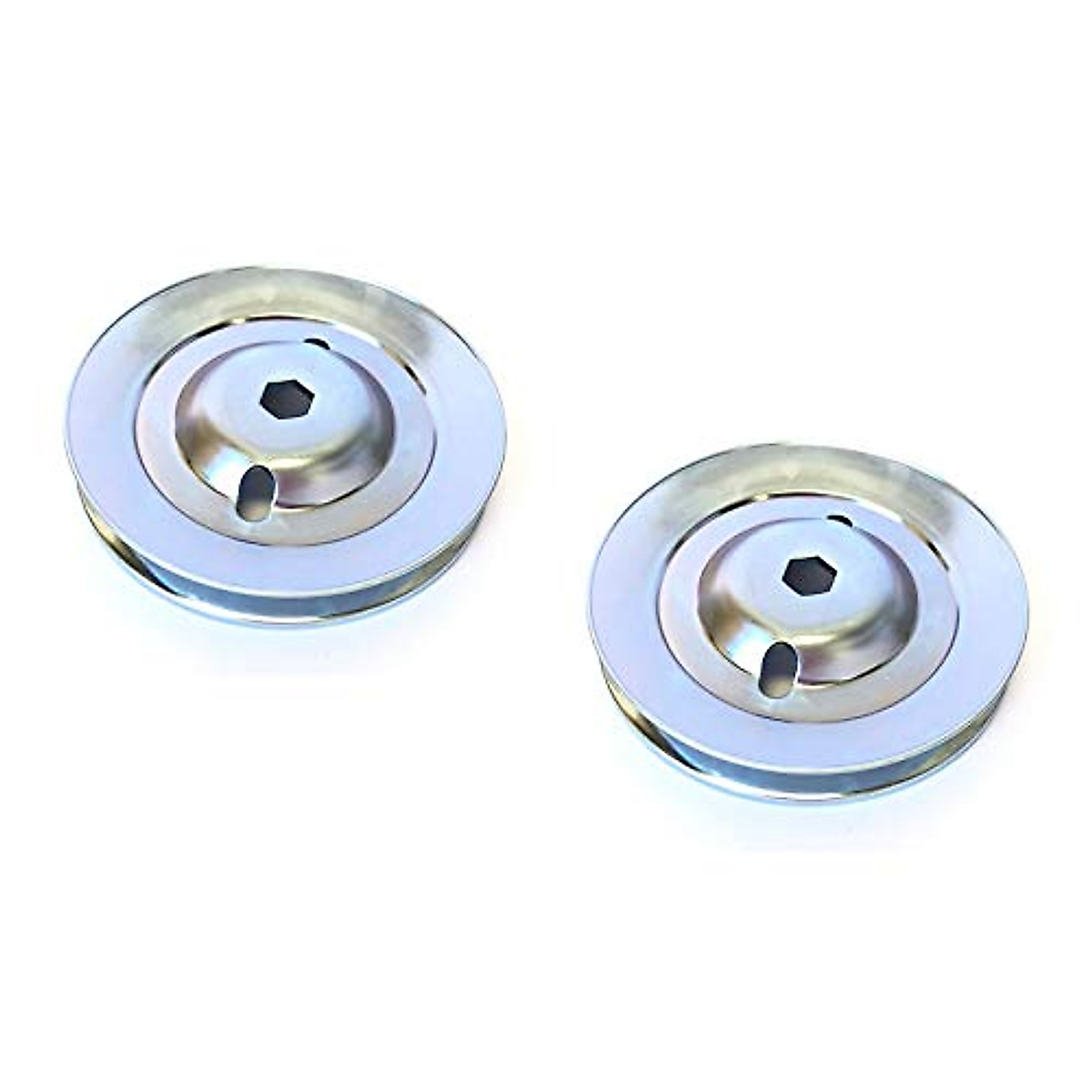 2 Spindle Pulleys Compatible with John Deere GX22616 Spindle Pulley Sheave