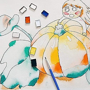 FCLUB 100Pack Empty Eyeshadow Metal Pans Cosmetic Eyeshadow Blush Lipstick Organizer for Makeup Pressed Powders (0.8 inch) Tiny and Shallow