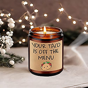 LEADO Scented Candles - Funny Engagement Gift, Bridal Shower Gift, Taco Candles - Engagement Gifts for Women, Couples, Newly Engaged Friends - Wedding Gifts, Bachelorette Gifts for Bride, Bride to Be