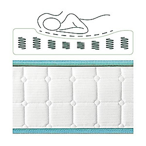 Zinus 10 Inch Tight Top Spring Mattress / Innerspring Mattress / CertiPUR-US Certified / Mattress-in-a-Box, Twin