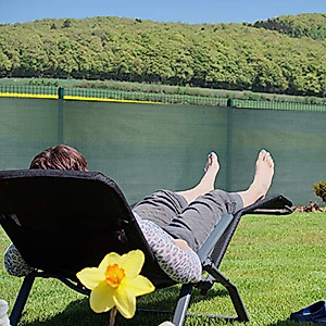 Relaxdays 10028087_1163, Green Fence, Privacy Shield for Fences & Railing, HDPE Net, UV-Resistant, Weatherproof, 2 x 15 m, Meter