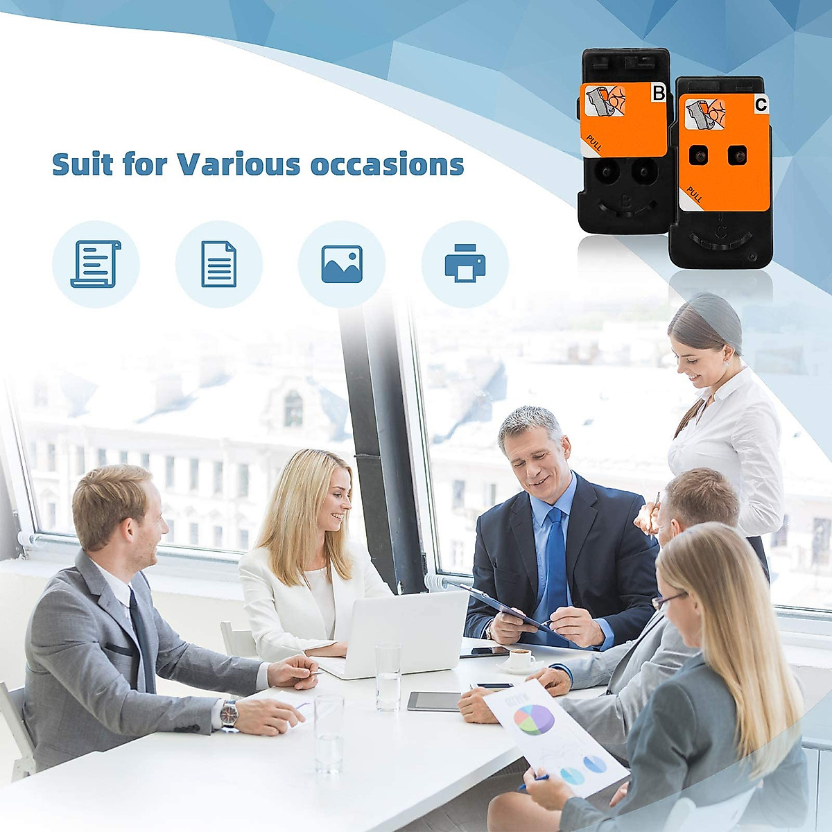 cocopas Remanufactured Ink Cartridges Replacement for Canon PIXMA G4210 G4200 G3210 G3200 2210 2200 1200 MegaTank Printer Head Ink cartridges