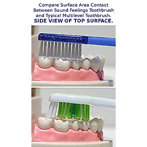 Sound Feelings Toothbrush - Basic, Hard, 4-Pack, Adult