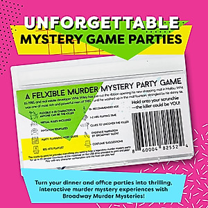 80s Mall Murder Madness | A Totally Tubular 1980s Themed Murder Mystery Game | Flexible 4-20 Players | in-Person & Virtual Downloadable Files