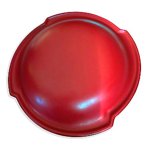 Flexible Flyer Roto-Molded Snow Saucer Sled for Kids and Adults. Round Slider Disc, Red, 27 Inches