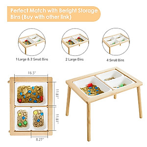 Beright Children's Table, Play Sand Table Indoor Sensory Table, not with Storage Bin for Kids, Perfect Choice for Christmas Thanksgiving Gift