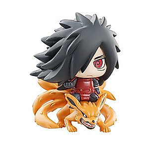 PADINHY Set of 6 Pieces Ninja Psychic World War Forbearance Mosquito Eyes Mini Collectible Action Figure (Third Edition)