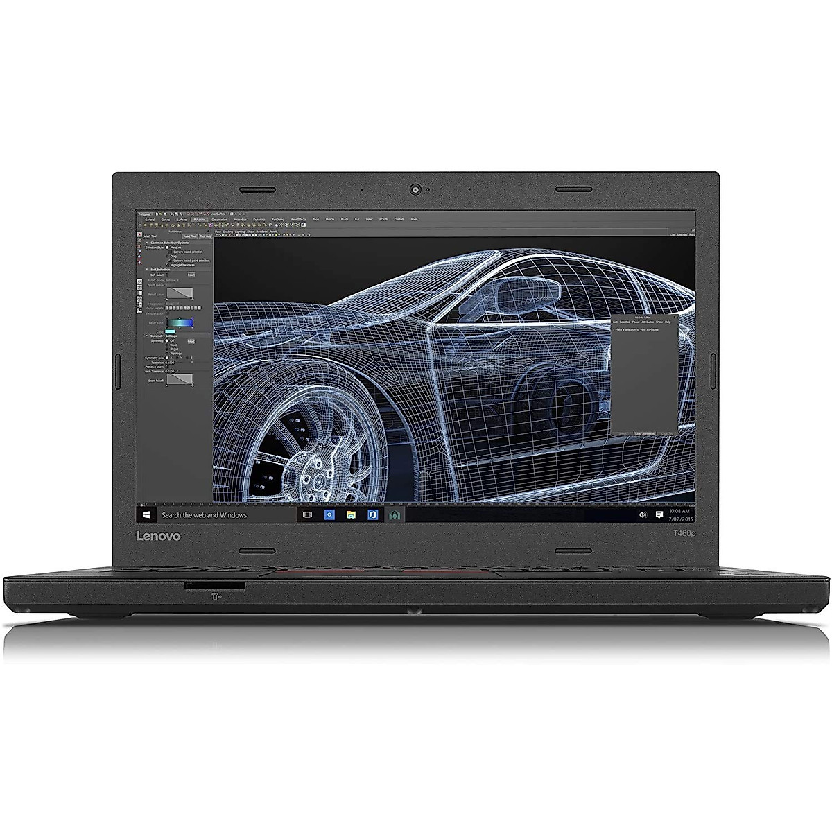 Lenovo ThinkPad T460p 14-inch HD, Core i7 6820HQ 2.7GHz, 16GB RAM, 512GB SSD, Windows 10 Pro 64Bit, CAM (Renewed)