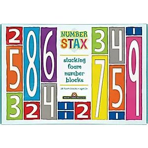 Teacher Created Resources Number STAX - Stacking Foam Number Blocks (TCR20123)