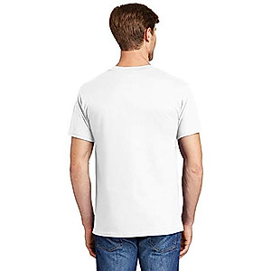 Hanes Beefy-T Men`s Pocket T-Shirt White