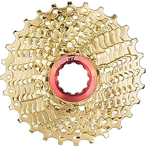 ZTTO Road Bike Cassette 11 Speed Gold Freewheel 11S 11-25T/28T Bicycle Sprocket (11S 11-28T Glod)