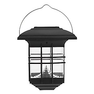 Landscape LED Light, Solar Power Hanging Cylinder Lanterns LED Landscape Path Outdoor Decorative Chandelier Light Waterproof Warm White LED Light for Home Garden Path Courtyard