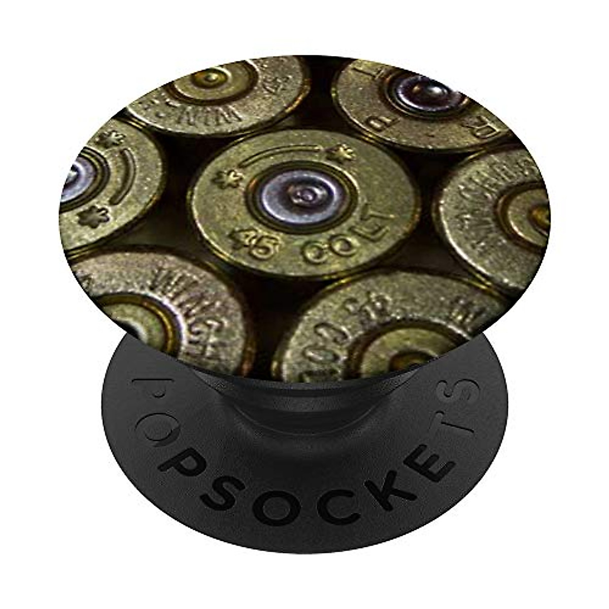 45Colt Spent Bullet casing Brass-Awesome Gun collector gift PopSockets Grip and Stand for Phones and Tablets