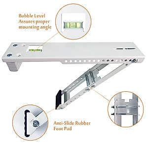 Foozet AC Window Air Conditioner Support Bracket Light Duty, Up to 85 lbs