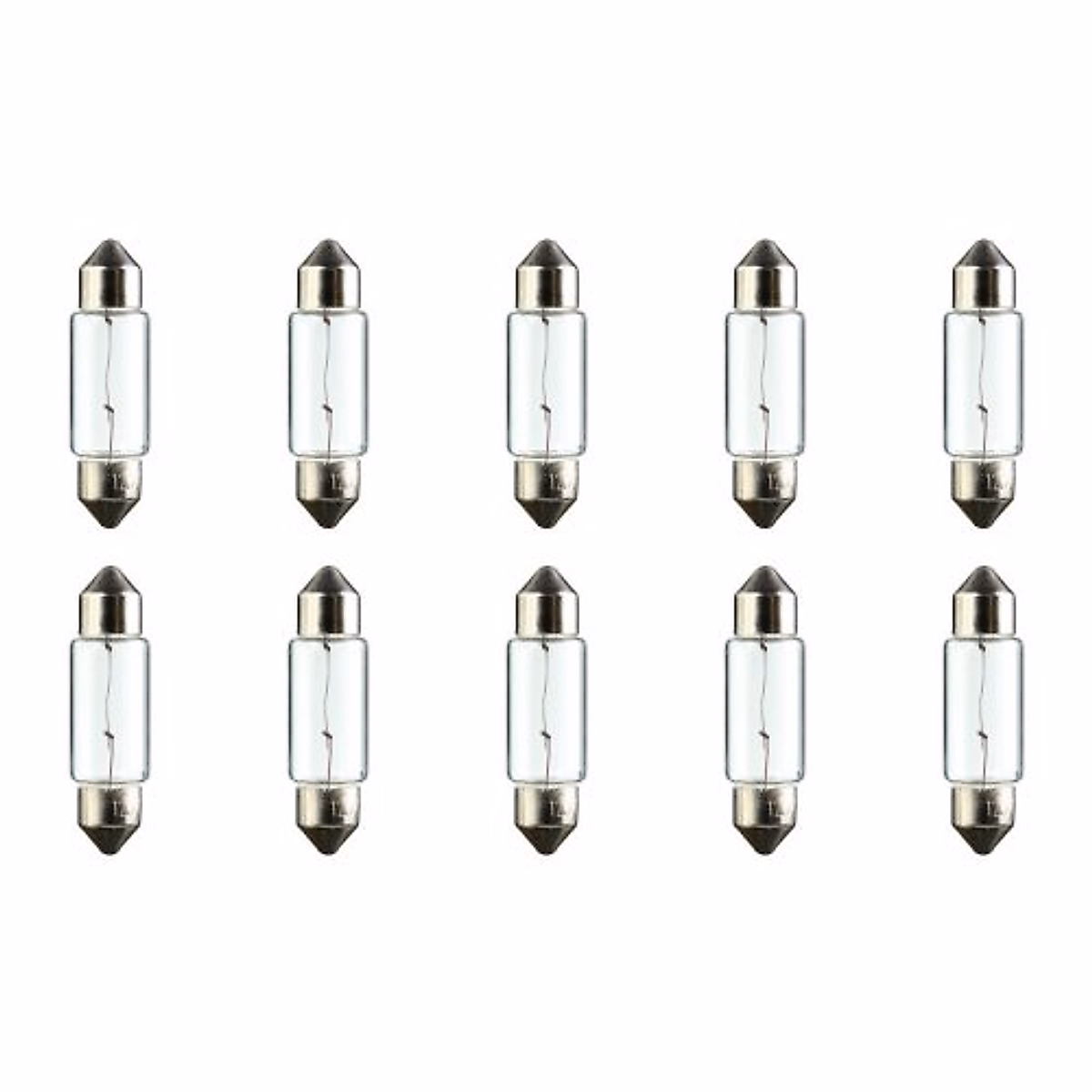 CEC Industries #6418 Bulbs, 12 V, 5 W, SV8.5-8 Base, T-3.25 shape (Box of 10)