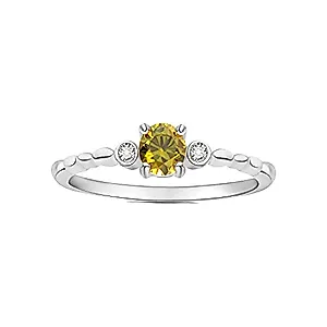 Stackable Ring Simple Women's Ring with 1 Birthmark Mother's Day Jewelry Gift Birthmark Mother Daughter Stacking Stone Sterling Silver Girl Aesthetic Personalized Customization