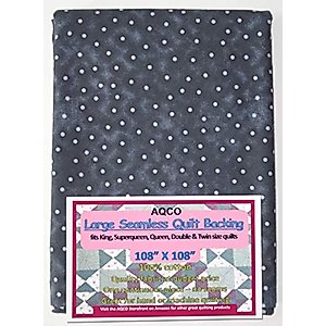 Quilt Backing, Large, Seamless, from AQCO, Dark Gray, C49809-A02