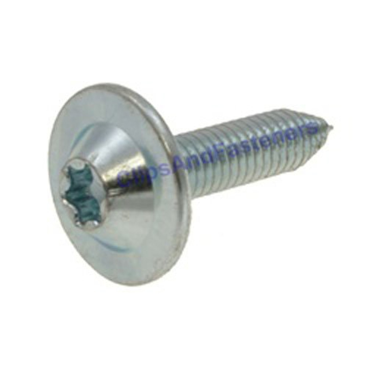 50 M6-1.0 X 25mm Torx Head Body Bolts Zinc